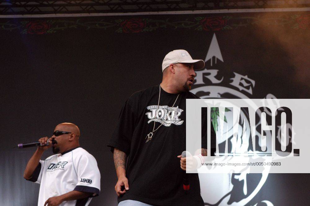 Rapper Sen Dog (li., CUB) und B-Real (USA beide Cypress Hill ...