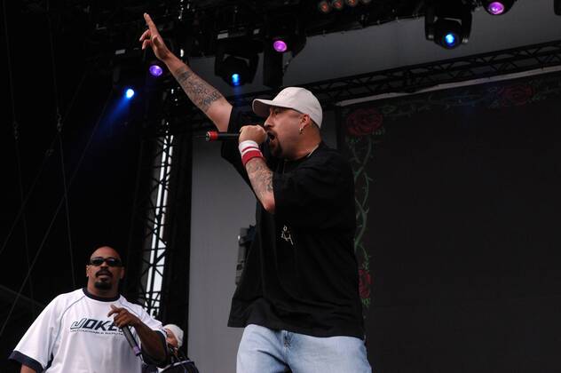 Rapper Sen Dog und B-Real anlässlich eines Konzertes auf dem HURRICANE ...