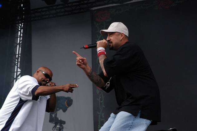Rapper Sen Dog und B-Real anlässlich eines Konzertes auf dem HURRICANE ...
