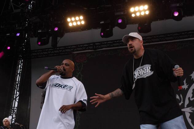 Rapper Sen Dog und B-Real anlässlich eines Konzertes auf dem HURRICANE ...