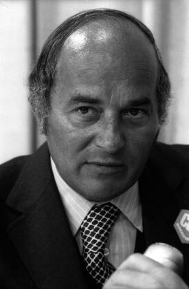 Rainer Barzel (GER CDU-Bundesvorsitzender) auf dem 19. CDU ...