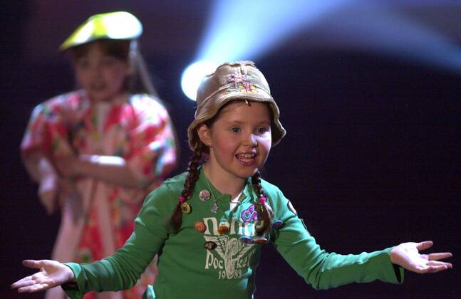Sängerin Joy Gruttmann anläßlich der Aufzeichnung der Sat1 Fernsehshow ...