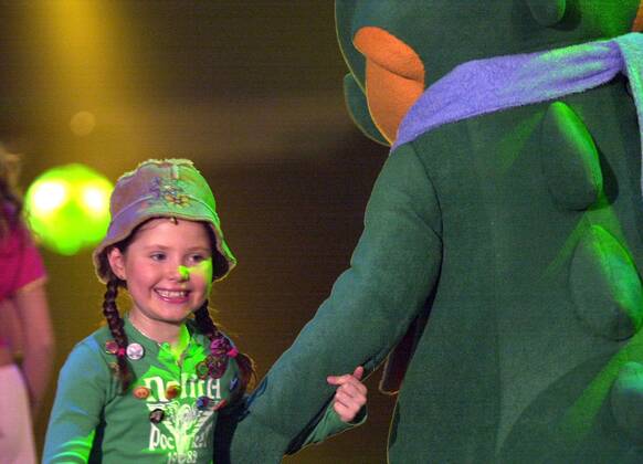 Sängerin Joy Gruttmann anläßlich der Aufzeichnung der Sat1 Fernsehshow ...