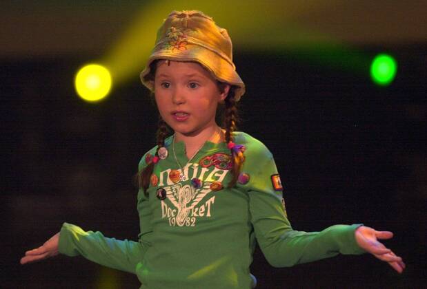 Sängerin Joy Gruttmann anläßlich der Aufzeichnung der Sat1 Fernsehshow ...