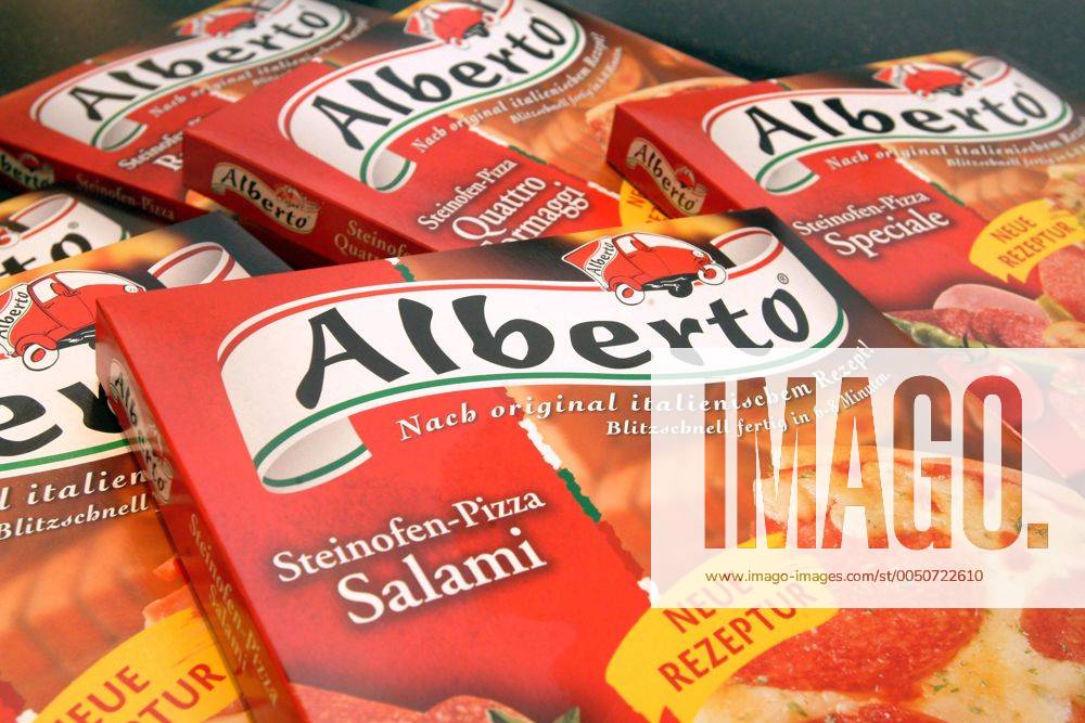Alberto Pizza-Packungen in der Fertigungshalle der Freiberger ...