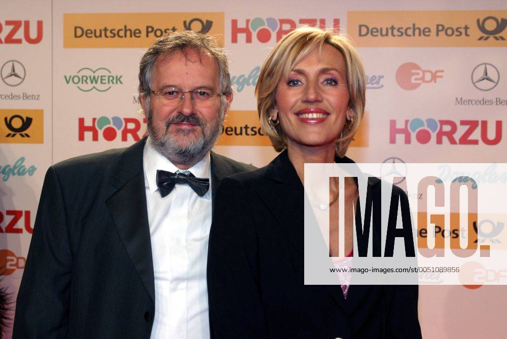Moderatorin Petra Gerster mit ihrem Ehemann Christian Nürnberger auf ...