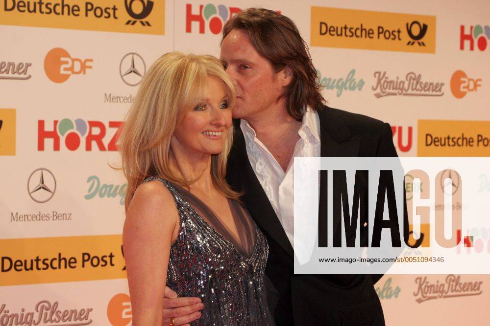 Moderatorin Frauke Ludowig (GER) und Ehemann Kai Roeffen anlässlich der ...