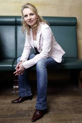 Schauspielerin Susanne Michel anlässlich eines Pressetermins zu der ...