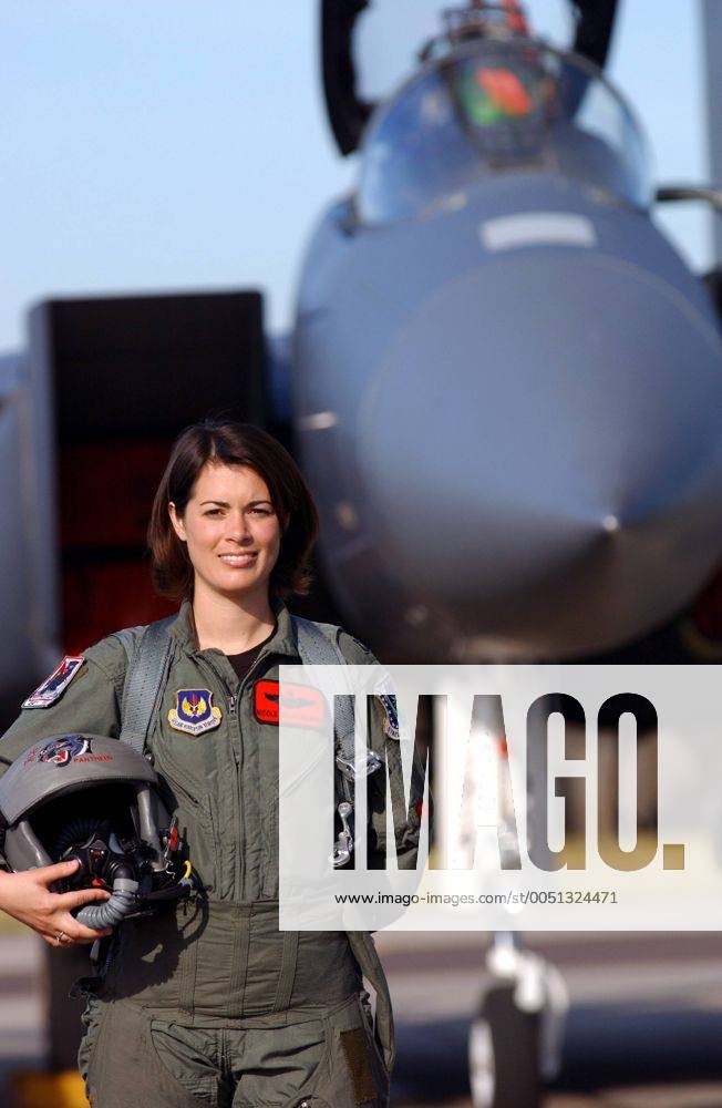 Captain Nicole M. Malachowski (USA Pilot 494th Fighter Squadron Royal ...