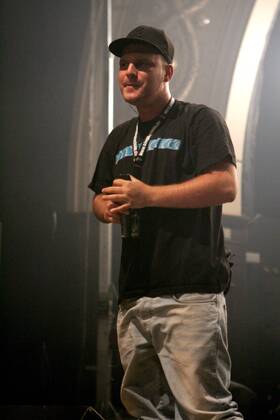 Rapper Saad anlässlich der - Deutschland, gib mir ein Mic - Tour von ...