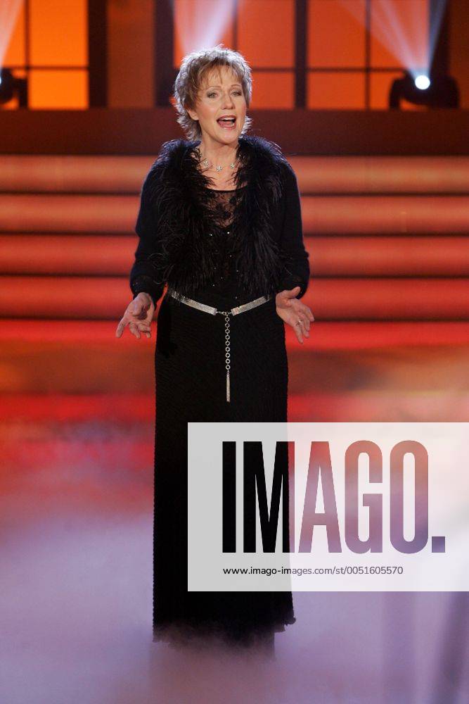 Sängerin Edith Prock anlässlich der Generalprobe zur - Weihnachtsshow ...