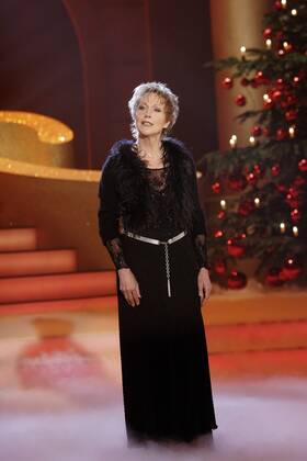 Sängerin Edith Prock anlässlich der Generalprobe zur - Weihnachtsshow ...