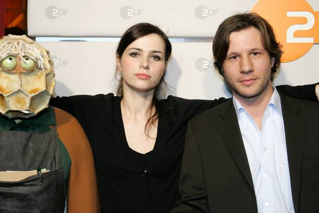 Schauspieler Nora Tschirner und Oliver Jahn als Analoge Halluzinelle ...