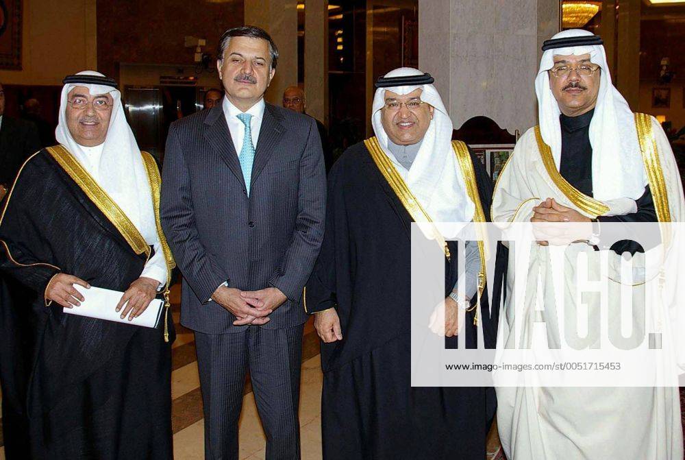 Handelsminister Humayun Akhtar Khan und Hashim Abdullah Yamani während ...