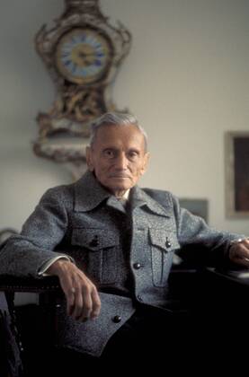 Hermann Balck (GER Ehemaliger General der Wehrmacht) in seiner