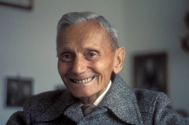 Hermann Balck (GER Ehemaliger General der Wehrmacht) in seiner