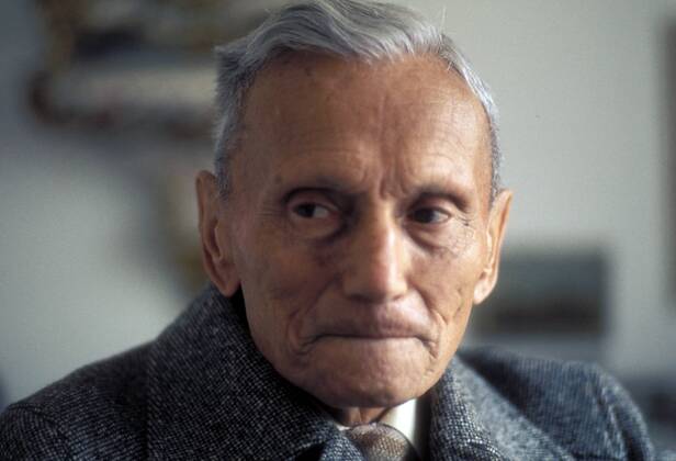 Hermann Balck (GER Ehemaliger General der Wehrmacht) in seiner