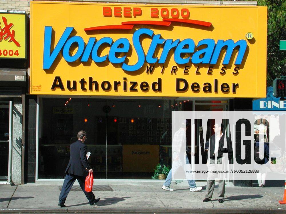 Filiale von Voicestream in Manhattan, New
