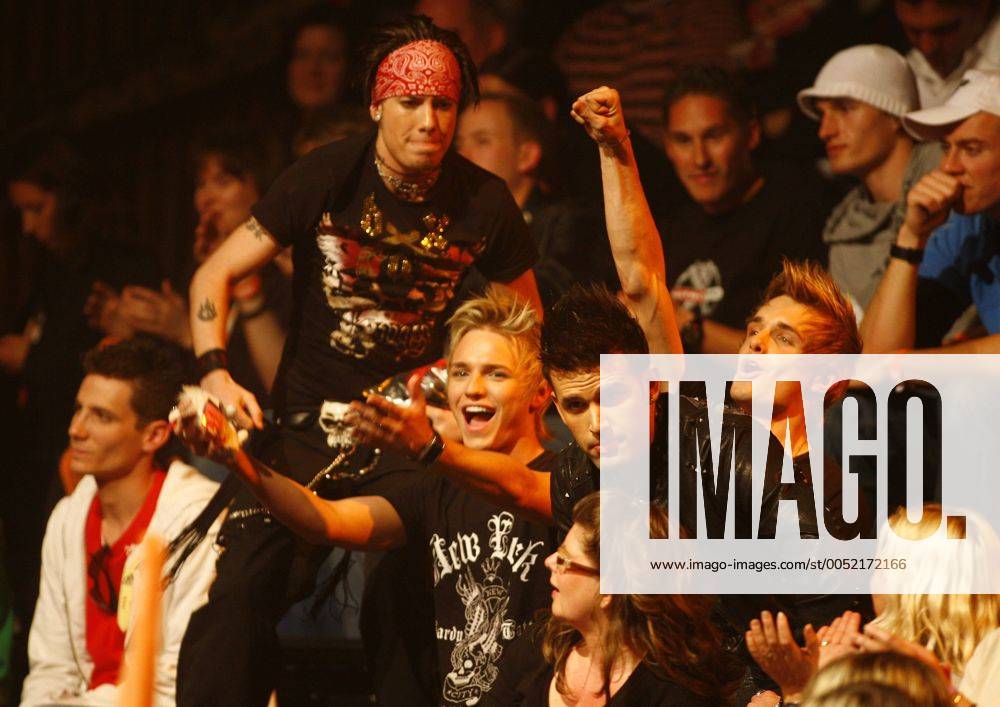 Sänger US5 (V.l.n.r.): Izzy Gallegos, Richie Stringini und Jay Khan ...