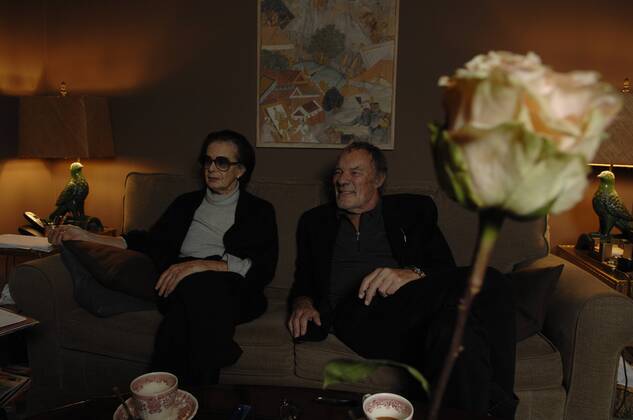 Schauspieler Thomas Holtzmann und Gustl Halenke in