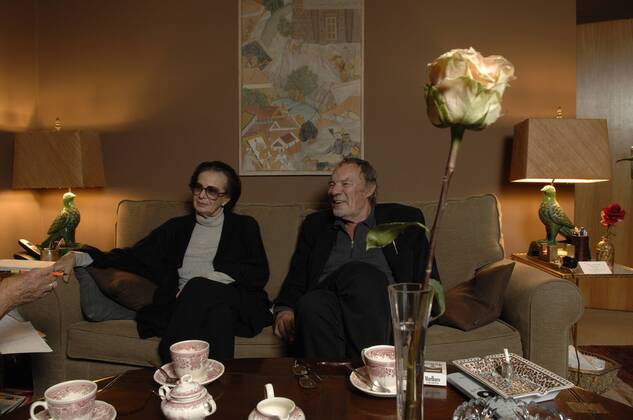 Schauspieler Thomas Holtzmann und Gustl Halenke in