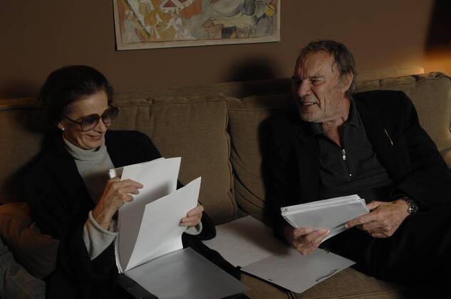 Schauspieler Thomas Holtzmann und Gustl Halenke in