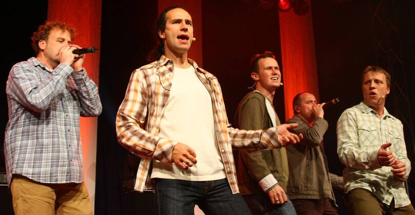 Wise Guys v.li.n.re.: Daniel - Dän - Dickopf, Edzard - Eddi - Hüneke ...