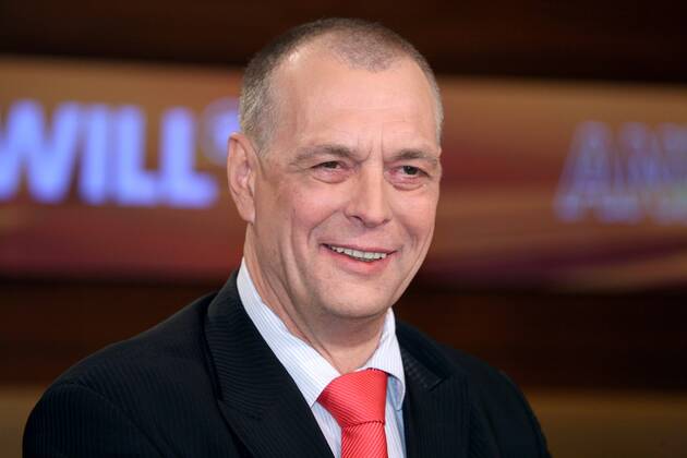 Norbert Hansen anlässlich der ARD-Talkshow - Anne Will - in