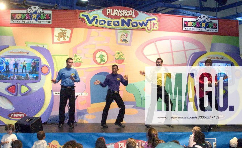 The Wiggles anlässlich des Verkaufsstarts der Videokonsole - Playskool ...
