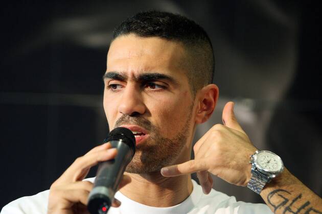 Rapper Bushido auf der Frankfurter