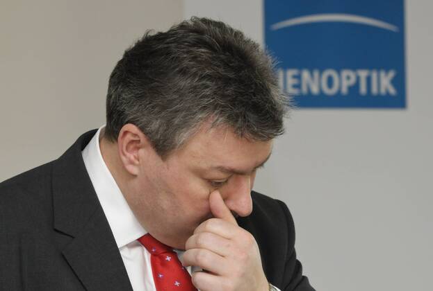 Dr. Michael Mertin anlässlich einer Pressekonferenz in