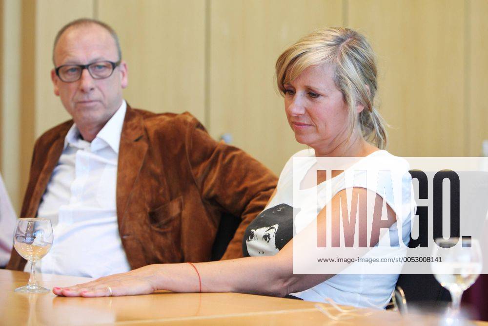 Moderatorin Andrea Kiewel und Manfred Teubner in