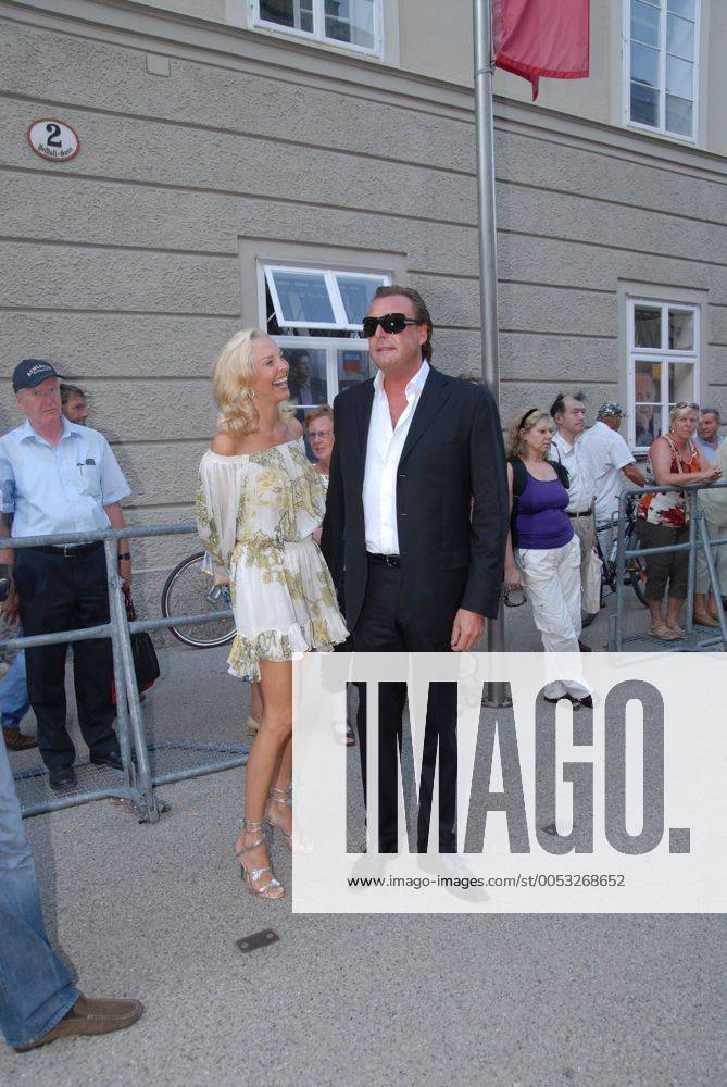 Diana Langes-Swarovski und Rene Riefler anlässlich der Salzburger ...