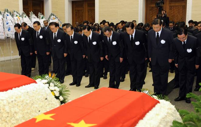 BEIJING, Chinese top leaders Hu Jintao, Wu Bangguo, Wen Jiabao, Jia ...