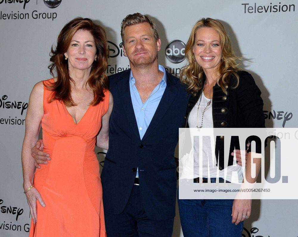L-R: Dana Delany, Nicholas Bishop und Jeri Ryan, die drei ...