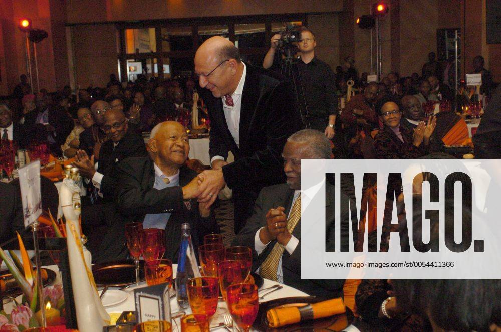 ANC veteran Joe Matthews (L) 80th birthday JOHANNESBURG, SOUTH AFRICA ...