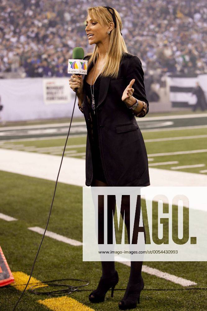 September 13, 2010: Ines Sainz of Mexico s TV Azteca doing her report ...