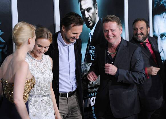 January Jones, Diane Kruger, Liam Neeson and Aidan Quinn, cast members in the motion picture