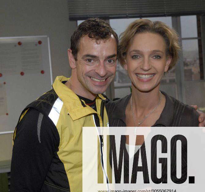 Conny Niedrig , Andreas Niedrig An der Seite seiner Schwester, der SAT1 ...