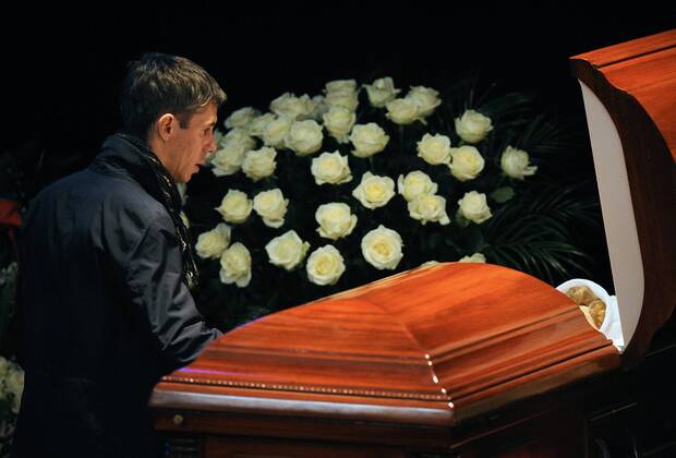 ITAR-TASS: MOSCOW, RUSSIA. Actor Alexei Panin attends a catwalk show ...