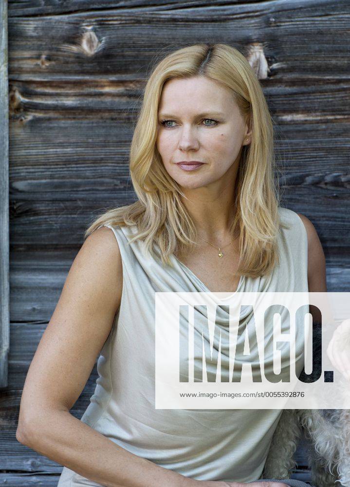 Schauspielerin Veronica Ferres (als Billi Cramer) Dreharbeiten zum ZDF ...