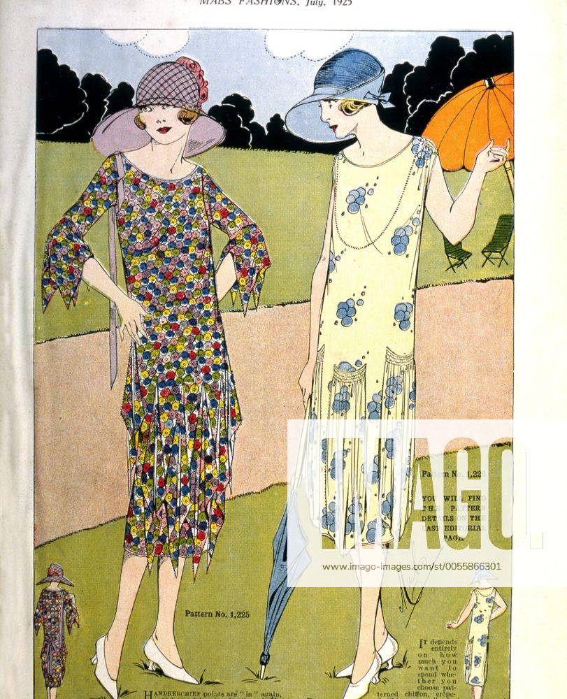 Mabs Fashion for July 1925 Mabs Fashion all with complete dress ...