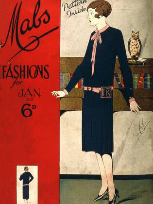 Mabs Fashion January 1931 Colour Medium Format Transparency ...