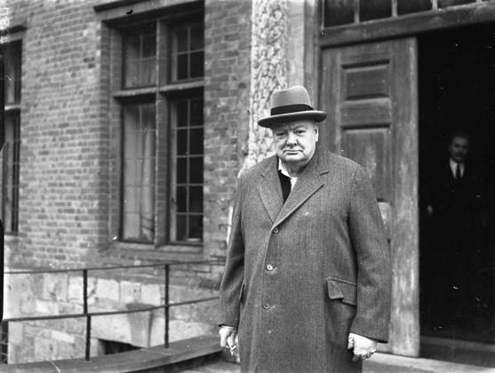 A signed portrait of Winston Churchill taken by John Topham at ...