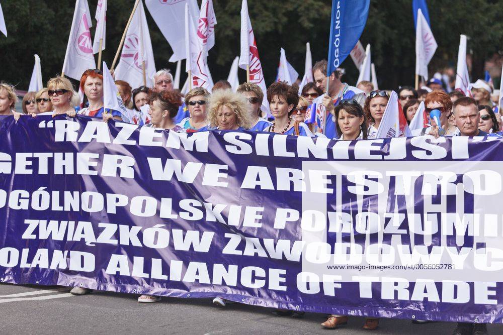 Thousands of trade union activists from around Europe march to protest ...