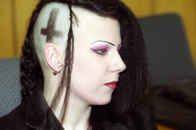 Angeklagte Manuela Ruda bei einem Gerichtstermin in