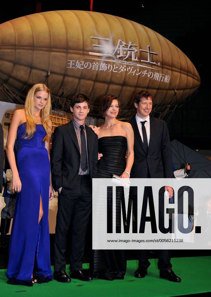 Gabriella Wilde, Logan Lerman, Milla Jovovich and Paul W.S. Anderson ...