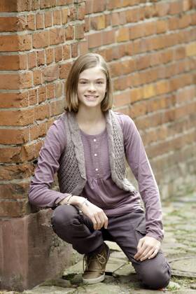 Pauline Renevier - Fototermin für den TV-Film - Nils Holgerssons ...