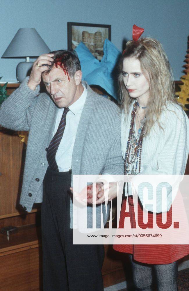 Heinz Bennent und Karina Fallenstein 12 87 scha Mann Schauspieler ...