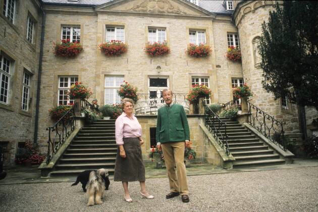 Constantin Freiherr Heereman von Zuydtwyck mit Ehefrau Margarethe 12 83 ...